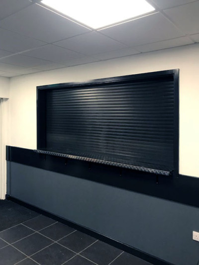 Serving Hatch Shutters For Commercial Catering: by B & L Roller Shutters
