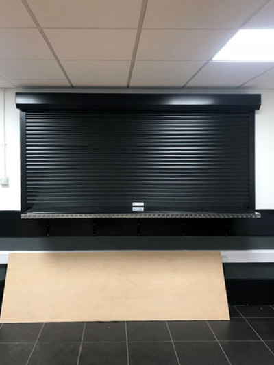 Serving Hatch Shutters For Commercial Catering: by B & L Roller Shutters
