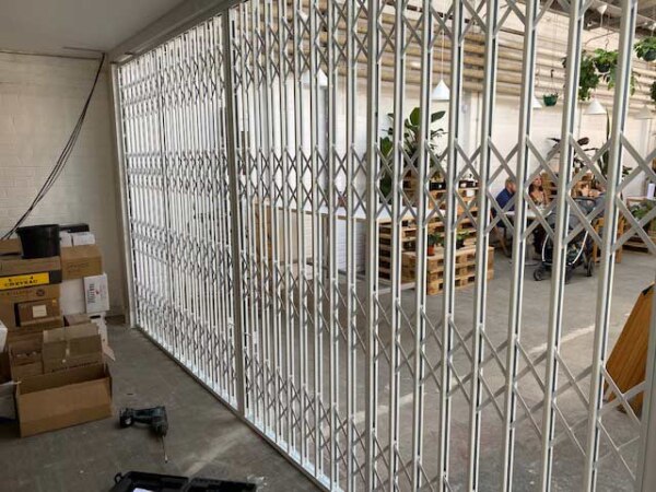 X-Lattice Security Sliding-Grilles installed by B & L Roller Shutters