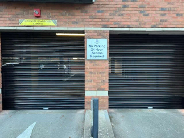 Automatic car park entrance shutters installed & maintained B & L