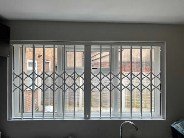 X Lattice gate internal door and window security grills 2 - B and L ...